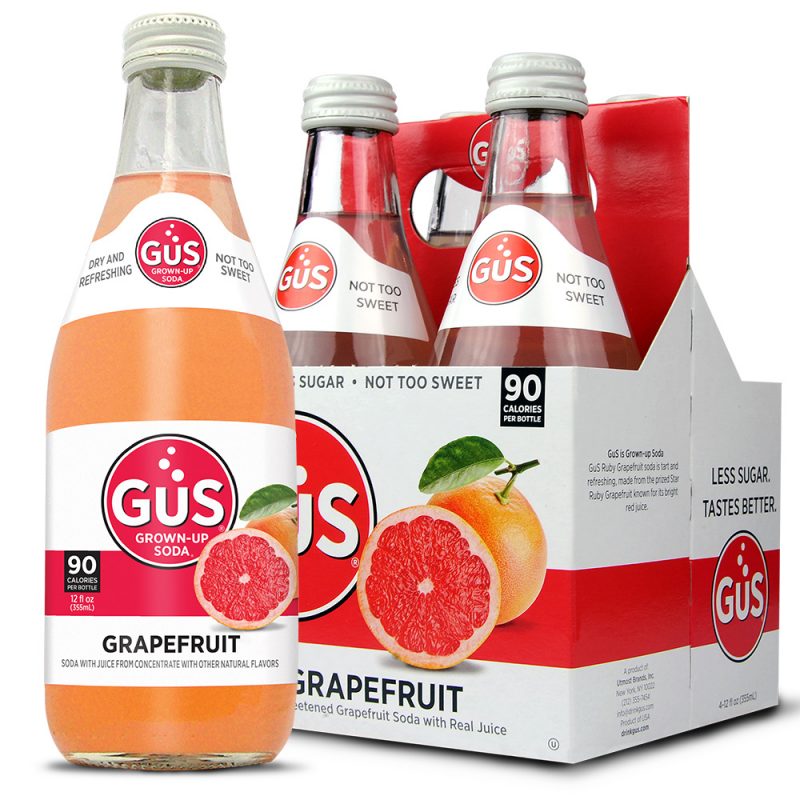 GuS Sodas - GuS Soda - Less Sugar • Not Too Sweet